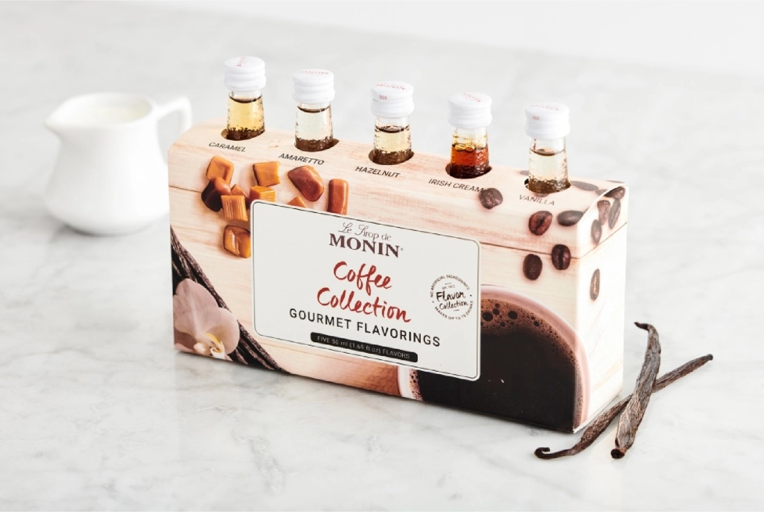 Monin Sample Flavor 5 Pack - Coffee Collection - Orleans Coffee